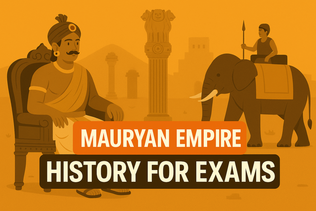 मौर्य साम्राज्य (Mauryan Empire) History Notes For Exam Preparation ...